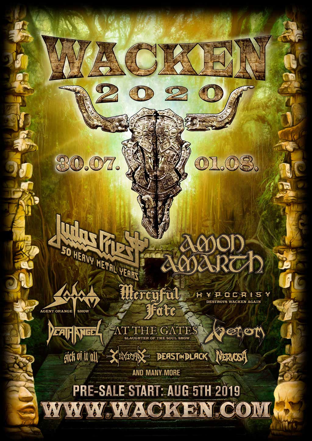 Wacken Open Air anuncia primeiras atrações de 2020; Venda de ingressos ...