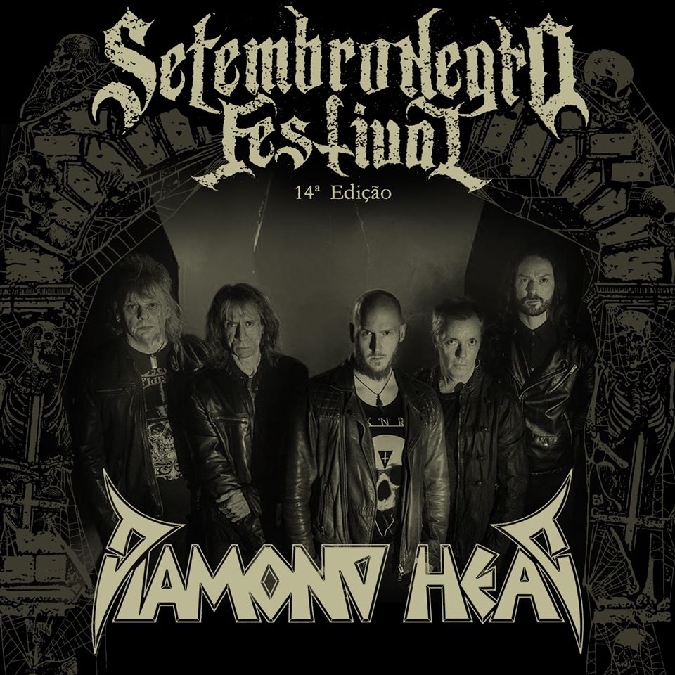DIAMOND HEAD CARD SETEMBRO NEGRO - Headbangers News