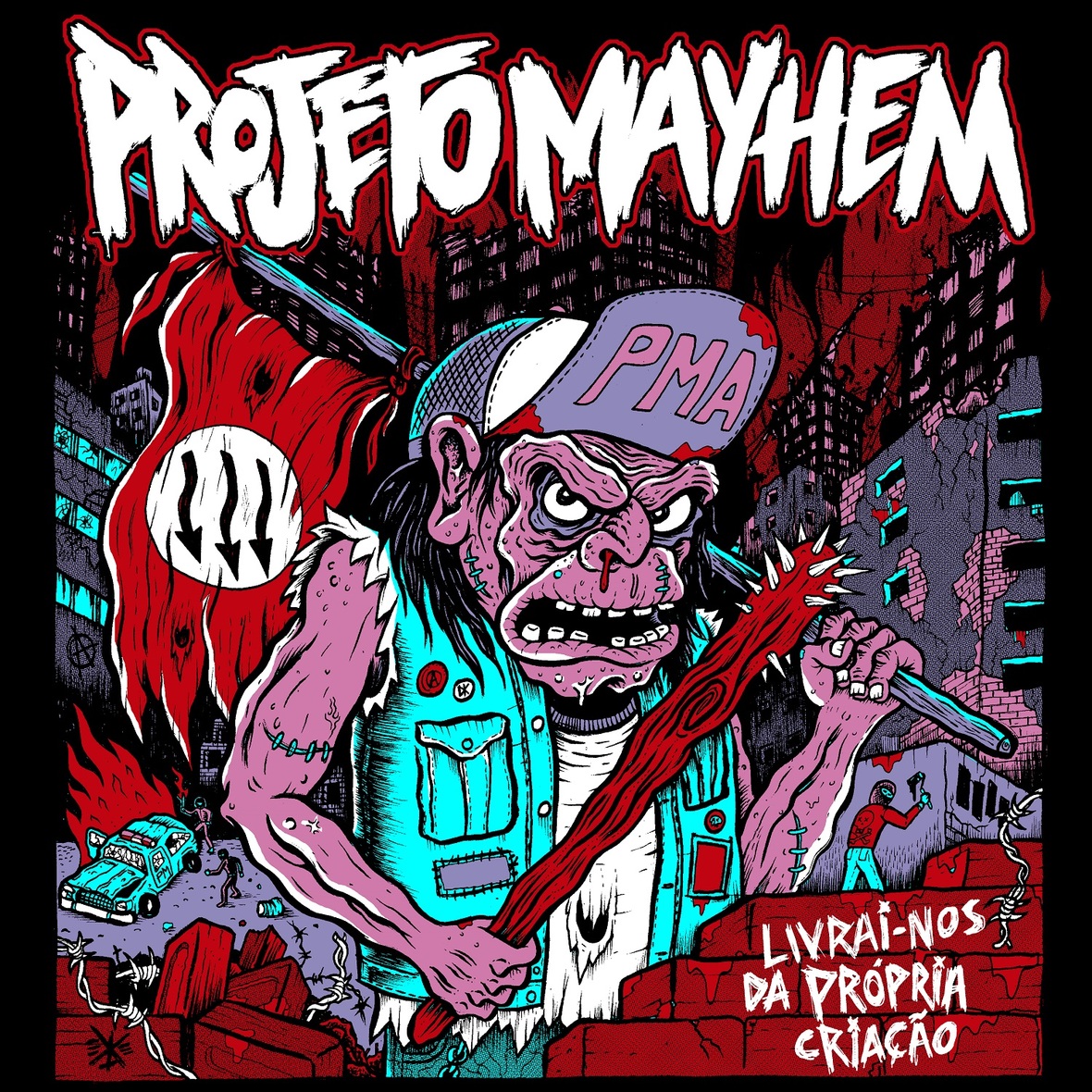 Projeto Mayhem Capa_EP_Livrai-nos_da_Propria_Criacao - Headbangers News