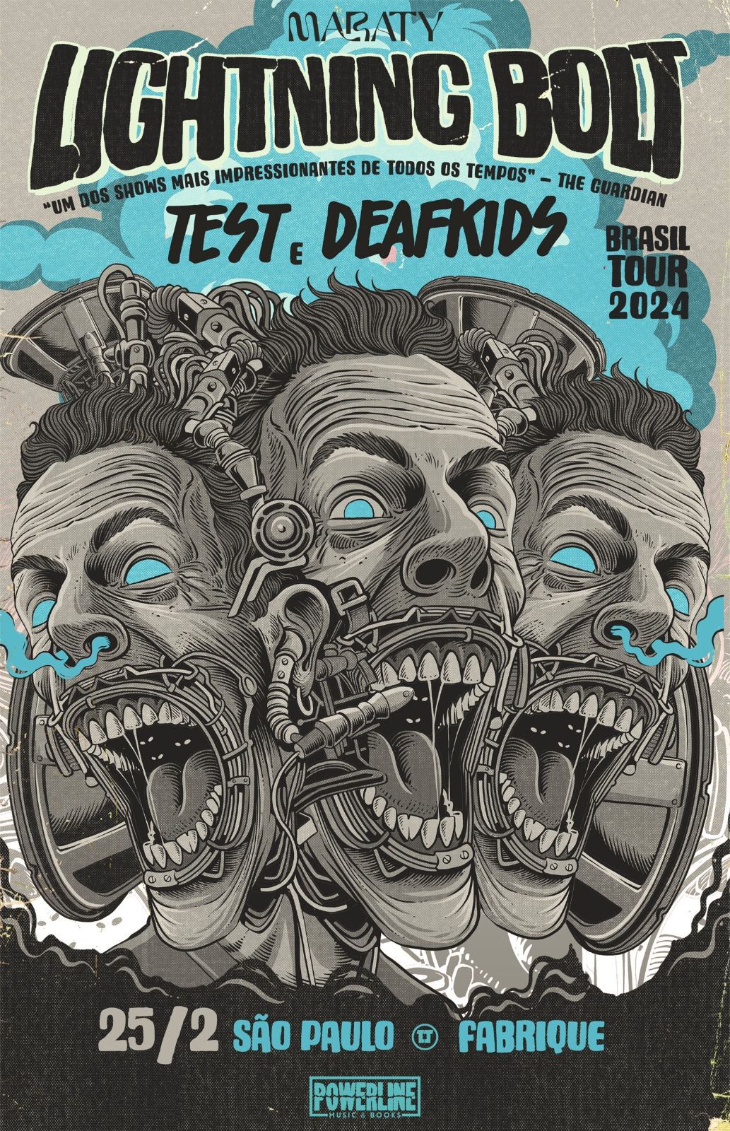 Lightning Bolt flyer novo fabrique - Headbangers News