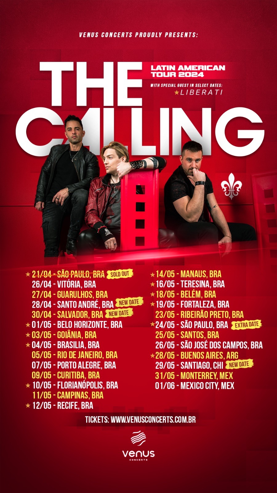 the calling flyer - Headbangers News