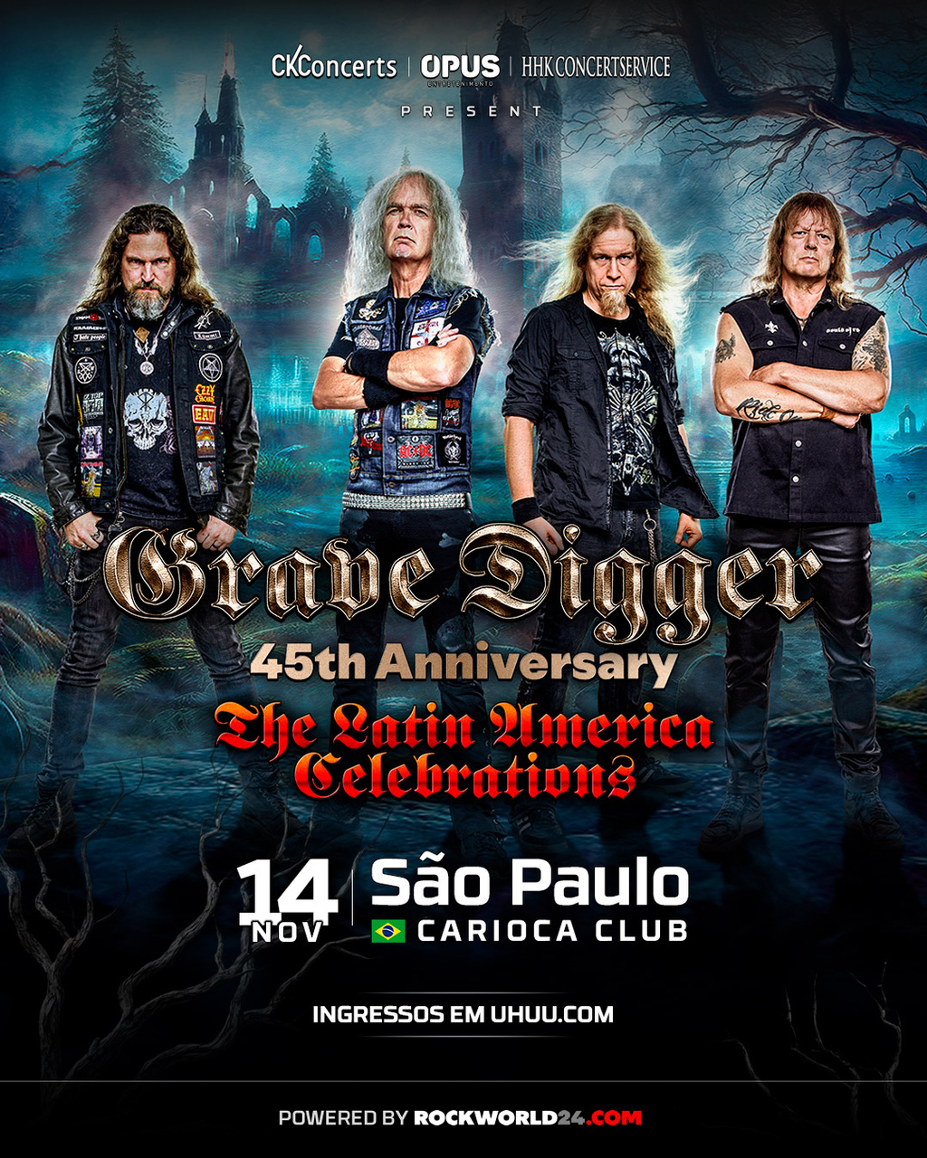 Grave Digger Flyer - Headbangers News